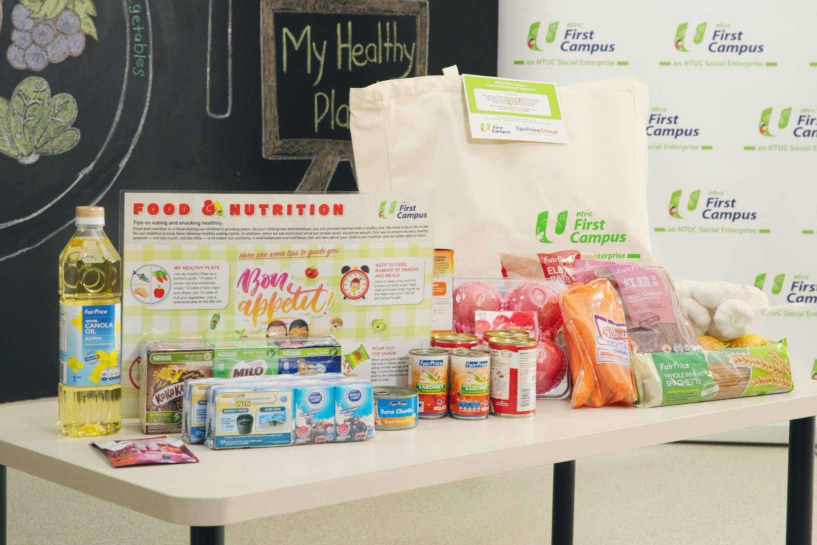 NTUC First Campus launches S$350,000 Food and Nutrition Programme to ... NTUC First Campus launches S$350,000 Food and Nutrition Programme to ...
