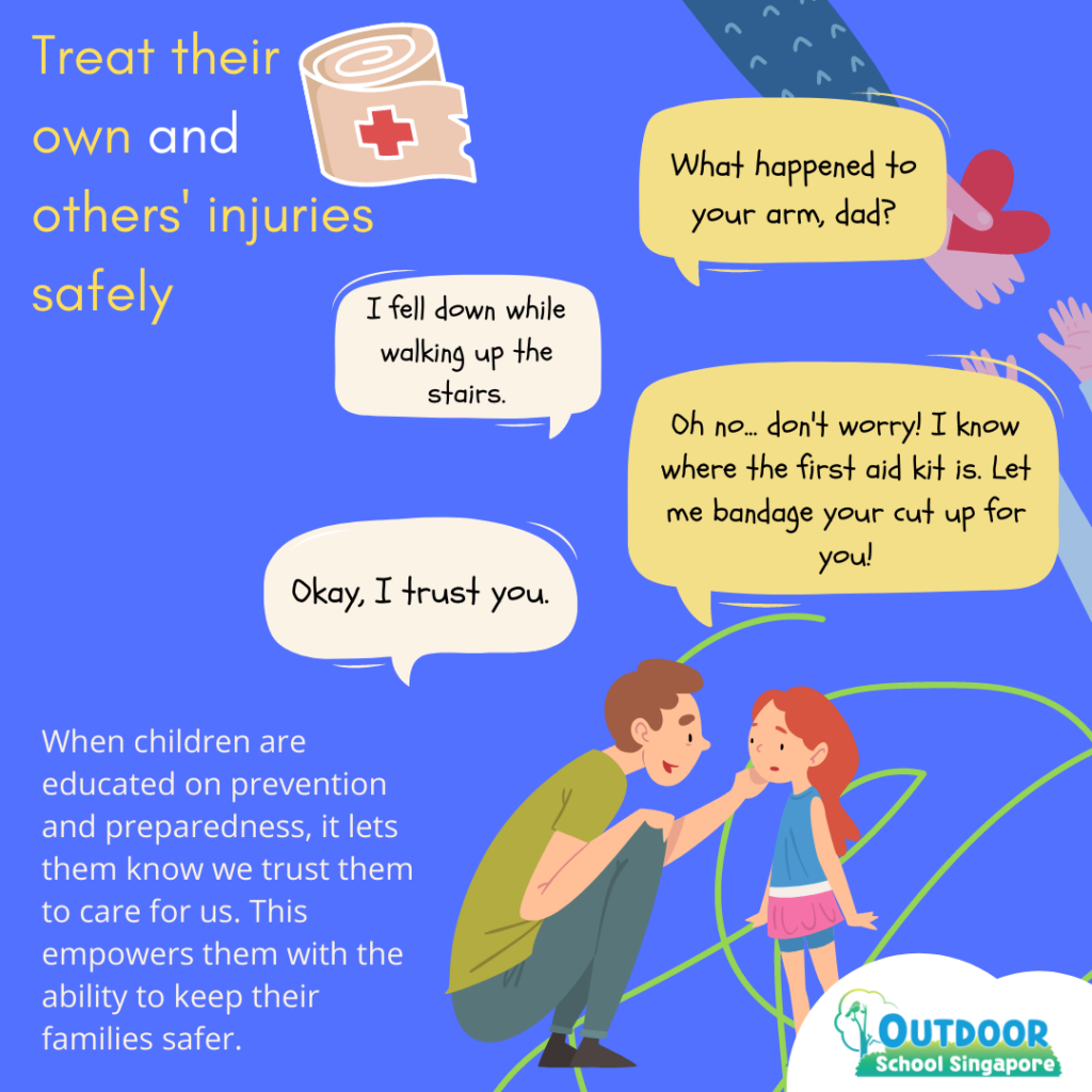 Why should children know basic first aid? | Outdoor School Singapore ...