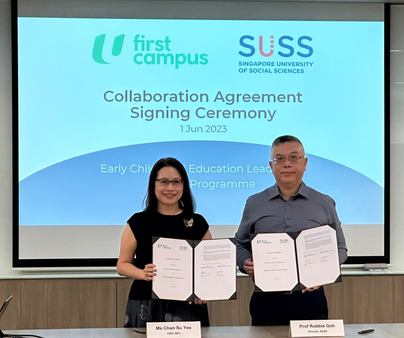 NTUC First Campus and SUSS renew partnership to upskill early childhood ...