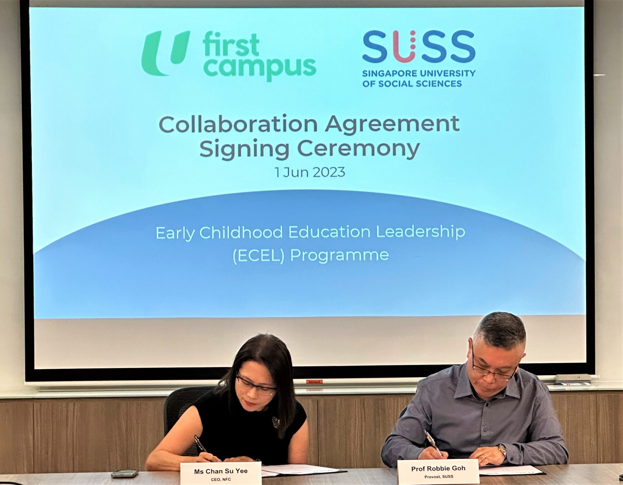 NTUC First Campus and SUSS renew partnership to upskill early childhood educators | NTUC First ...